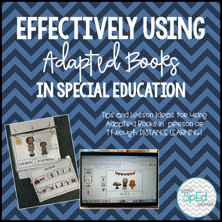 Using Adapted Books Effectively for Special Education in Classroom or ...