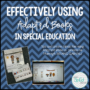 Using Adapted Books Effectively for Special Education in Classroom or ...